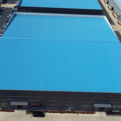 China Q235B Prefabricated Steel Warehouse Building with 50-Year Lifespan for sale