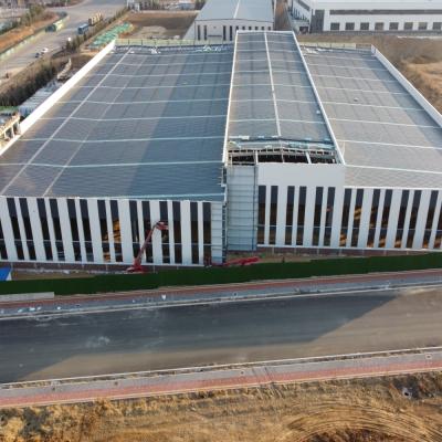 China ASTM A36 Steel Structure Warehouse Prefabricated Metal Frame Building for sale