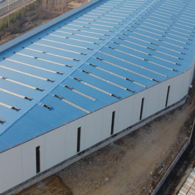 China Prefab Steel Structure Warehouse with 50-Year Lifespan for sale
