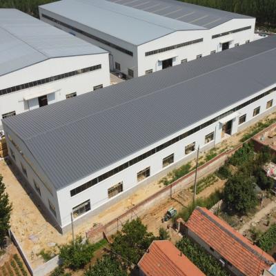 China Sa 2.5 Shot Blasting Steel Structure Workshop Pre Engineered Building for sale