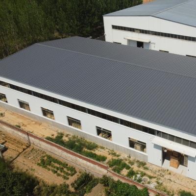 China Prefabricated Steel Workshop Building with Daylighting for sale