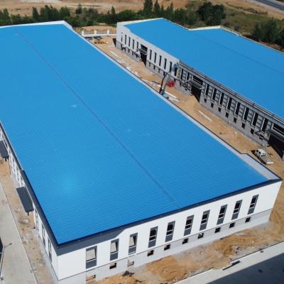 China CE Certified Prefab Steel Structure Workshop with 50-Year Lifespan for sale