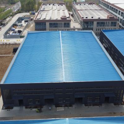 China Prefab Steel Structure Warehouse Workshop Customizable Large Span for sale