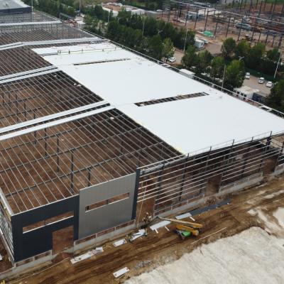 China PEB Steel Building Structure Q235B Q355B for Warehouse Workshop for sale