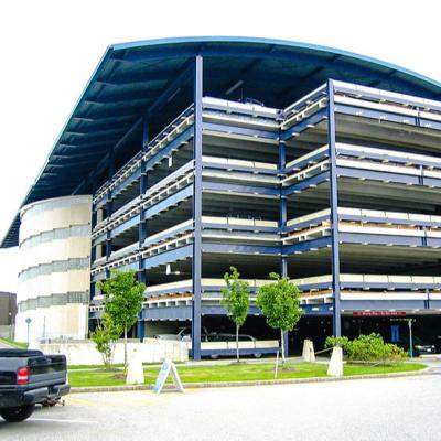 China Multi-Storey Large Span Prefab Steel Carpark Structure Q235B Q355B for sale