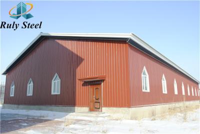 China Prefabricated Steel Warehouse with Sandwich Panels for Industrial Use for sale