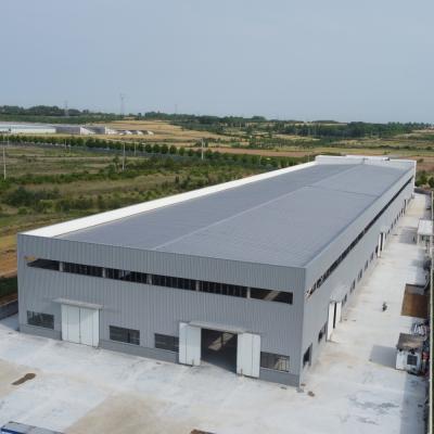 China Custom Prefabricated Steel Structure Warehouse Q355 H-Section Beams for sale