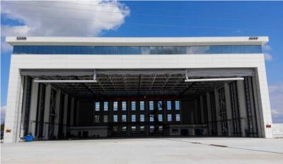 China Prefabricated Steel Aircraft Hangar for Maintenance Q235B Q355B for sale