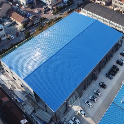 China Pre Engineered Steel Structure Workshop with H-Section Beams for sale