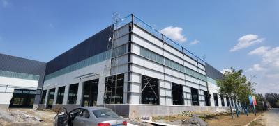 China Prefabricated Steel Structure Warehouse Q355 Custom Size 50 Years Life for sale