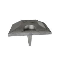 China Highly Reflective Road Safety Reflector Aluminum Road Stud for Anti-pressure Pavement for sale