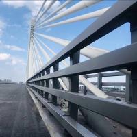 China Road Safety Customized Color Metal Beam Bridge Guardrail With ISO9001 2008 for sale