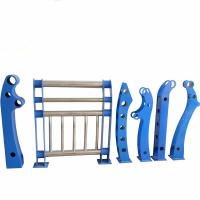 China Safety Barrier Guard Rail Steel Highway Guardrail For Bridge Customized for sale