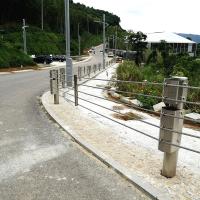 China Road Traffic Safe Cable Barrier Steel Wire Rope Guardrails with Customized Color for sale
