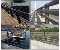 China High Strength Stainless Steel Composite Bridge Guardrail Safety Barrier Guard Rail for sale