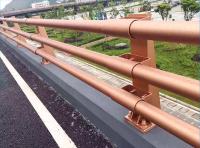 China Hot Dipped Galvanized Steel Composite Bridge Guardrail For ISO9001 2008 Certification for sale