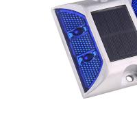 China Road Safety Stud Safebuild IP68 Waterproof Solar Powered Aluminum Embedded Cat Eyes LED Road Studs for sale