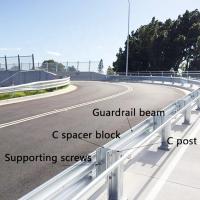 China ISO9001 2008 Certified Hot-Dip Galvanized Corrugated Beam Guardrail for Safe Highways for sale