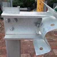 China Highway Guardrail Crash Barrier Hot-dip Galvanized Block with Anti-corrosion Coating for sale
