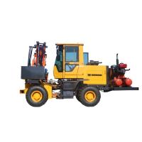 China Construction Pile Driver Machine Hydrualic Guardrail Pile Driving Machine for sale