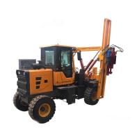 China Construction Pile Driver Machine Hydrualic Guardrail Pile Driving Machine for sale