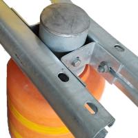 China Highway Guardrail Traffic Safety Roller Barrier Straight Barrier with ISO Certificate for sale