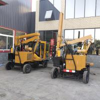 China CE Highway Guardrail Pile Driver Machine Hydrualic For Drilling for sale
