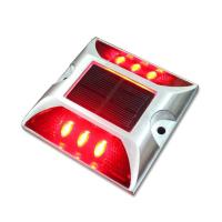 China Road Cone Sign Aluminum LED 30T Resistance Led Solar Reflective Road Stud for Highway for sale