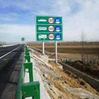 China Yellow Display Customized Aluminum Reflective Vinyl Spring Up Road Safety Traffic Sign for sale