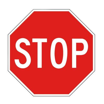 China High Visibility Customized Size Road Traffic Warning Sign Board for Road Safety in Aluminium for sale