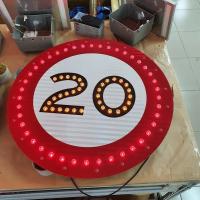 China High Visibility Customized Size Road Traffic Warning Sign Board for Road Safety in Aluminium for sale