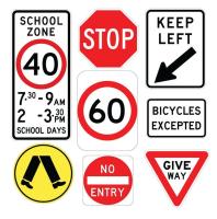 China Manufactured Customized Road Safety Signs Board with Reflective Tape 10cm-25cm for sale