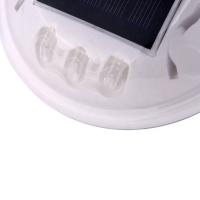 China LED Cat Eye Round Solar Road Stud in Blue with High Intensity Reflective Tape and PVC for sale
