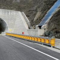 China Road Traffic Safety Galvanized and Powder Coated Highway Roller Barrier for Protection for sale