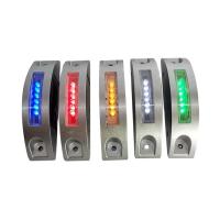 China High Reflection Semi-circle Solar Road Stud for Highway Made of Aluminium PC Material for sale