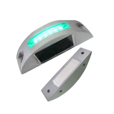 China Road Warning Solar Semi circle Cat Eye Road Stud with Aluminium and PC Material for sale