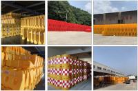 China Outdoor Security Plastic Road Safety Barrier Customized Water Filled for sale