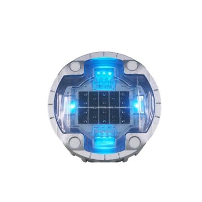 China Road Cone Sign Aluminum LED Solar Road Stud with High Reflection and 30T Resistance for sale