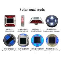 China Road Cone Sign Aluminum LED Solar Road Stud with High Reflection and 30T Resistance for sale