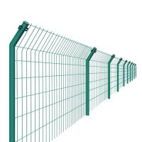 China Decorative Garden Panels Straight Barrier Stainless Steel Welded Wire Mesh Fence for sale