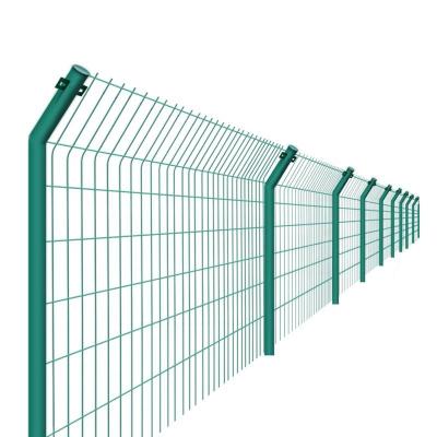 China Decorative Garden Panels Straight Barrier Stainless Steel Welded Wire Mesh Fence for sale