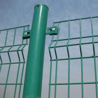 China Decorative Garden Panels Straight Barrier Stainless Steel Welded Wire Mesh Fence for sale