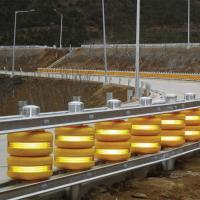 China Hot Dipped Galvanized Highway Safety Driving EVA Roller Barrels Anti-Corrosion Barrier for sale