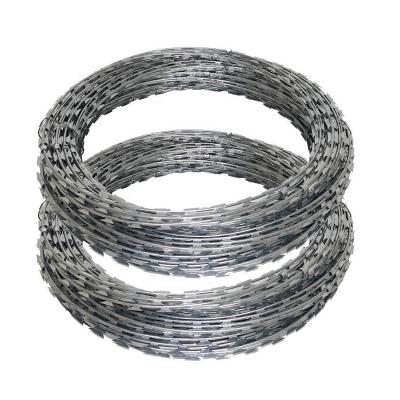 China Traffic Road Steel Barrier Galvanized Barbed Wire Fence with Powder Coated Protection for sale
