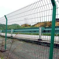 China Galvanized Powder Coated Outdoor Security Metal Steel Wire Mesh Fence Net for Outdoor for sale