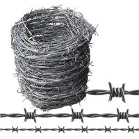 China Customized Hot Dipped Galvanized Barbed Wire Fence with Stainless Steel Material for sale