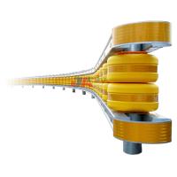 China Highway Anticollision Guardrail with Q235 Q345 EVAl Roller Barrels Manufacturers for sale