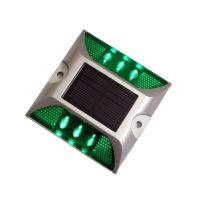 China Traffic Safety Cat Eye Aluminium Road Stud with Red Color and PC Material for sale