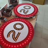 China Traffic Safety Sign Board Reflective Sheeting with High Visibility and 50cm Height for sale