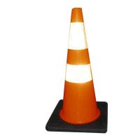 China High Visibility Orange PVC Road Traffic Cone For Road Safety Precautions for sale